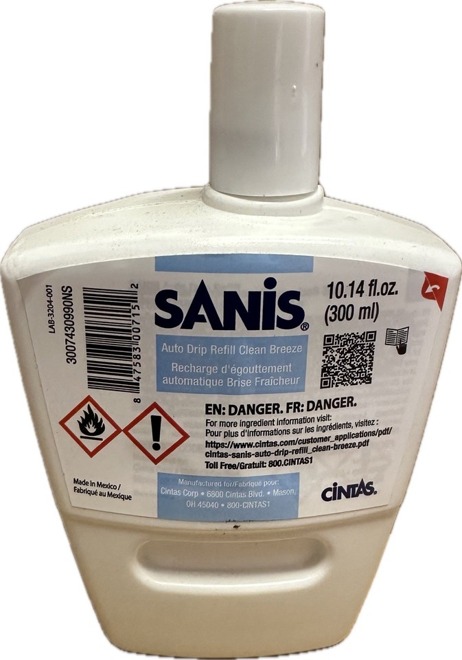 (12 Pack) Cintas Sanis Auto Drip Refill Clean Breeze 3007430990NS | eBay