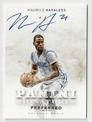2014-15 Panini Preferred - Panini Signatures #469 Maurice Harkless /75 ...