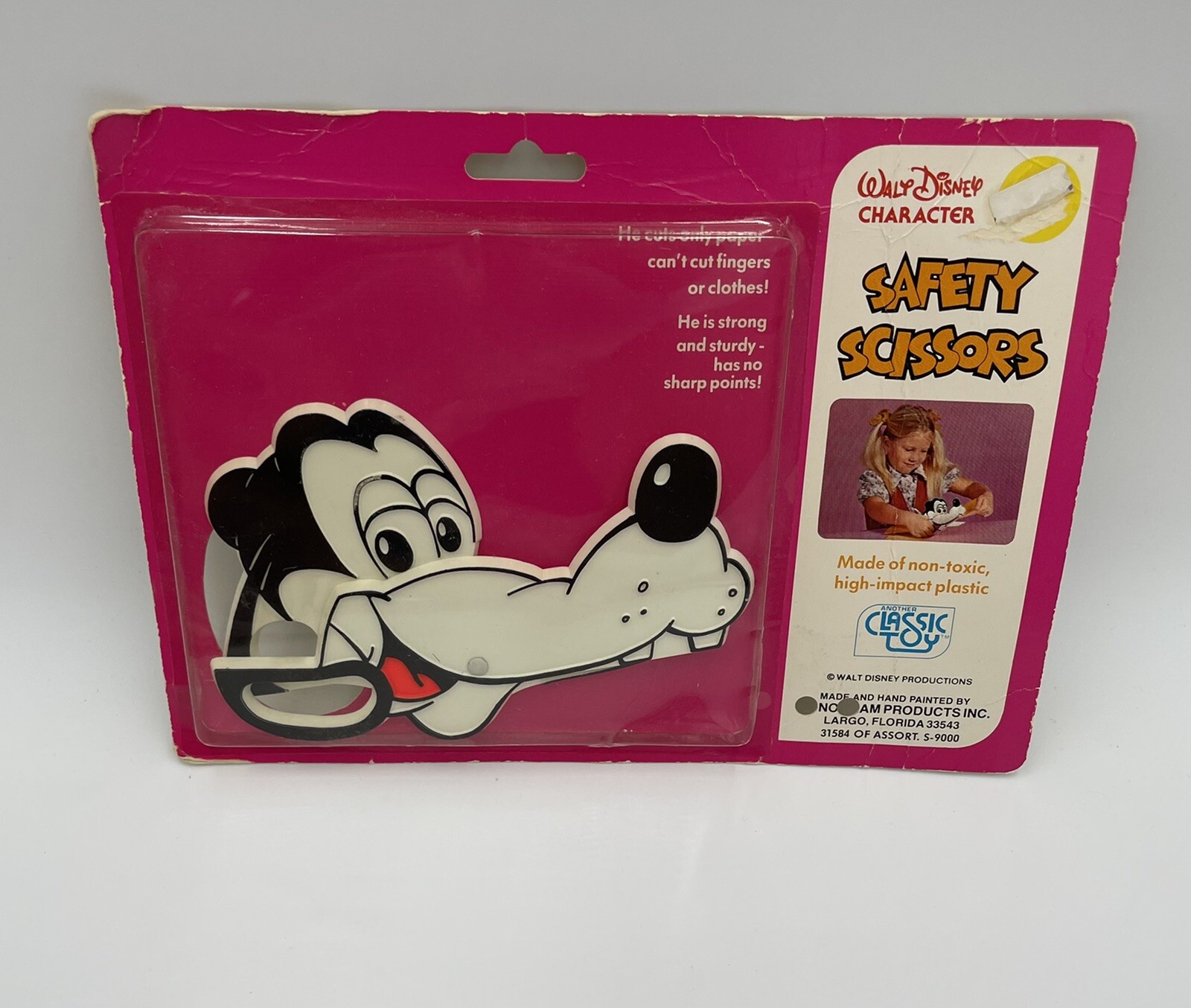 Vintage Walt Disney Character Plastic Safety Scissors for Paper, GOOFY ...