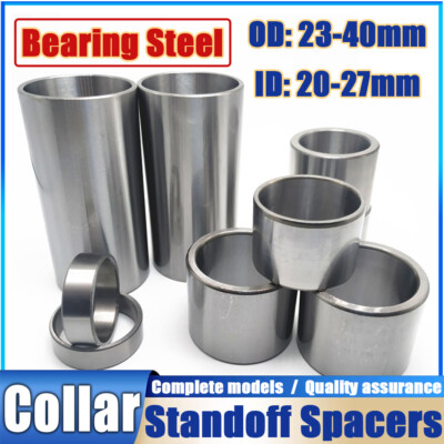 Inner Dia 20-27mm Bearing Steel Spacer Bushing Standoff Collar Stand ...