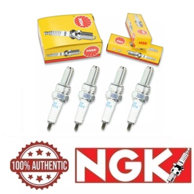 4pcs NGK CR9EK Spark Plug 4548 Yamaha R1 2001-08 FZ1/FZS1000 2006-10 ...