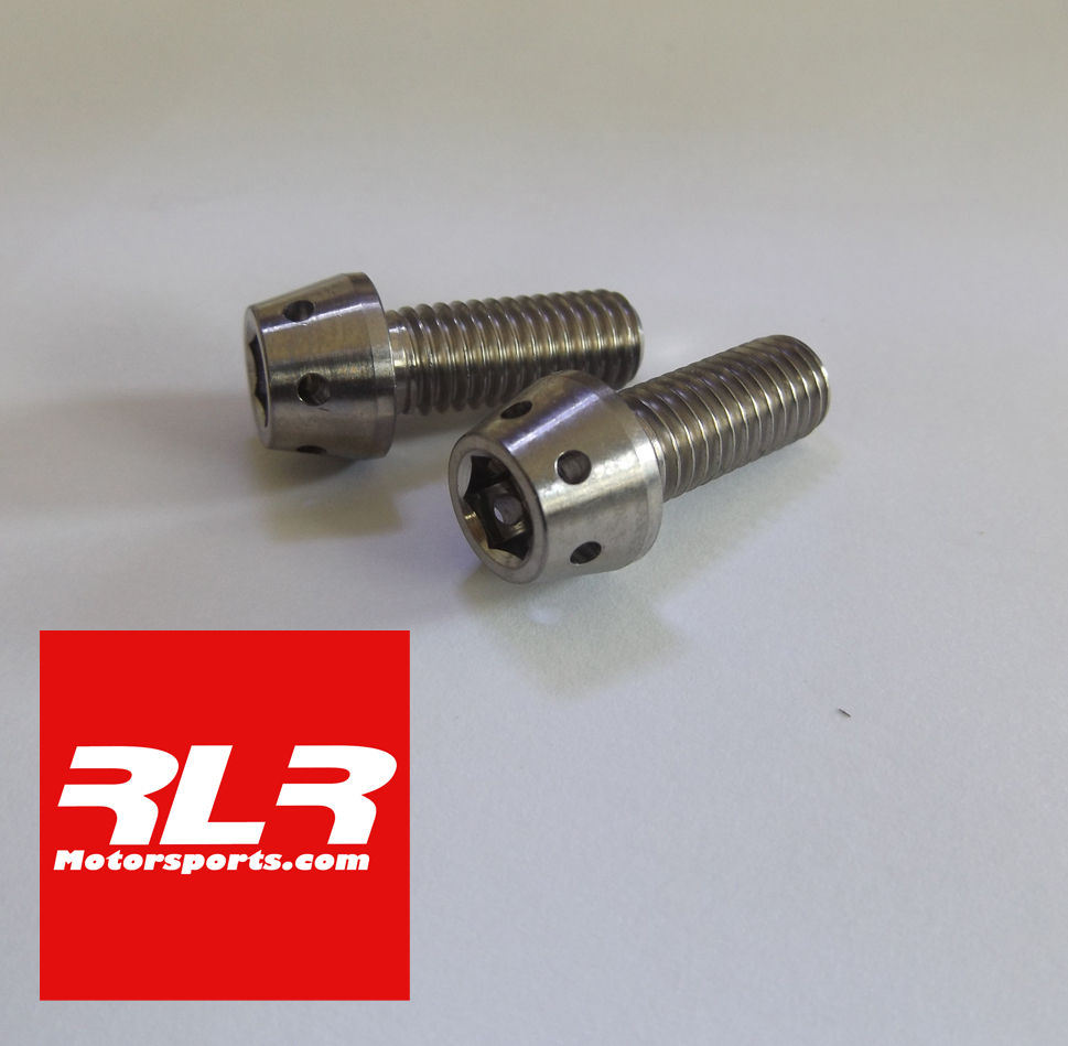 Titanium bolt cap head taper motorsport Drilled M8x30mm | eBay UK