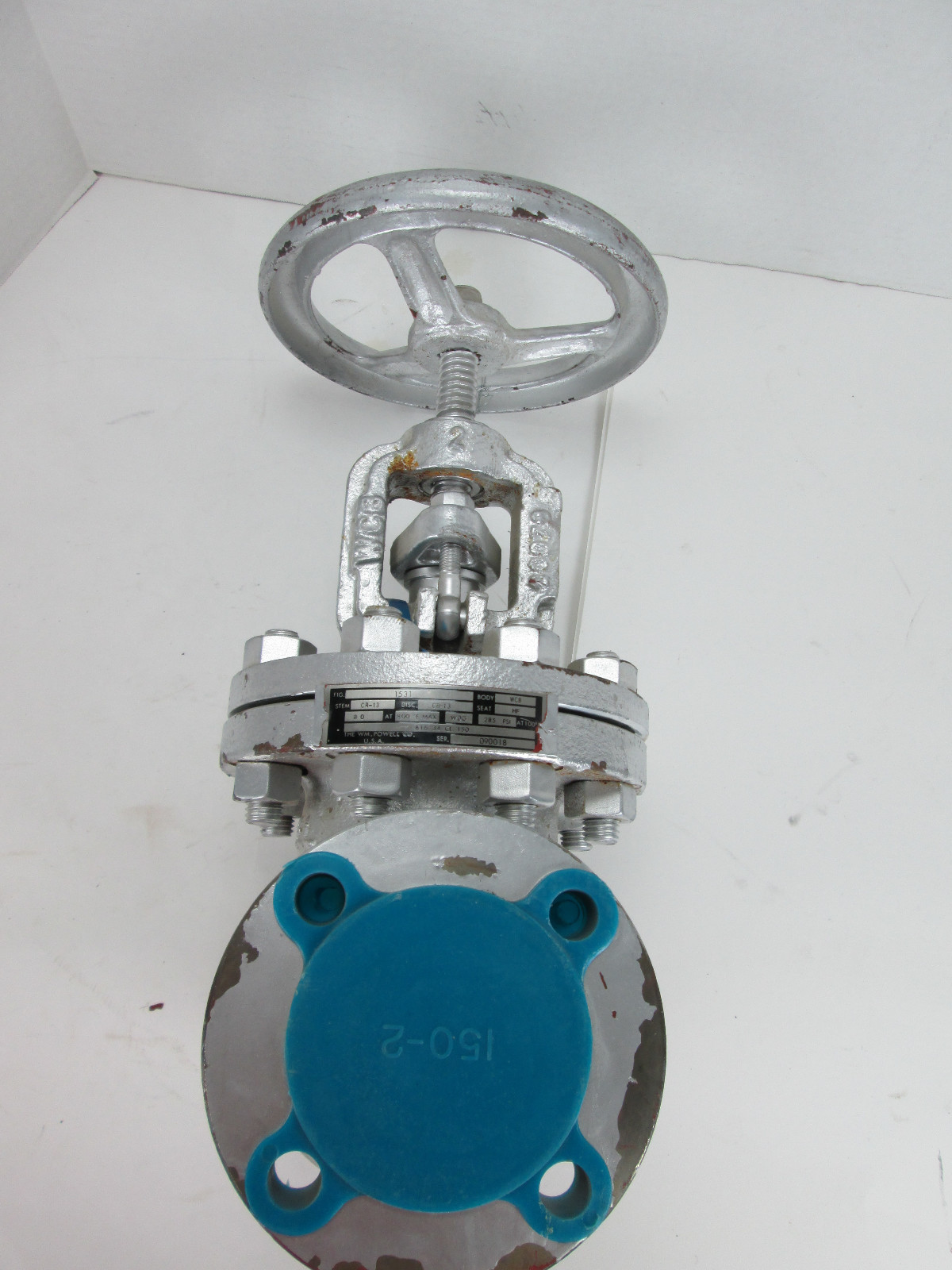 Powell WOG Gate Valve 2-150 Fig 1531 285 PSI Industrial Water Oil Gas S ...