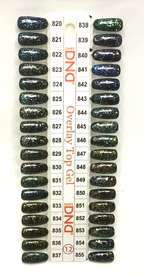 DC&DND Daisy Color Chart Gel Polish Color Sample Chart Palette Display ...