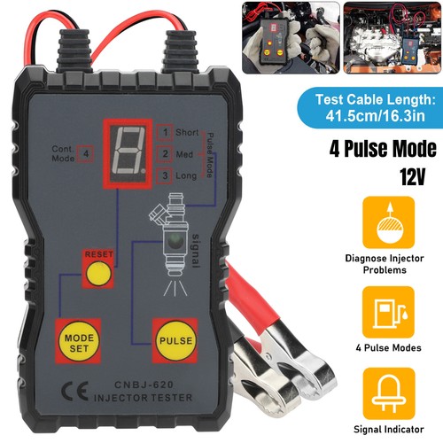 Car Fuel Injector Tester 4 Pulse Modes 12V Car Injector Cleaner ...