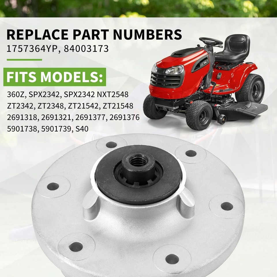 Deck Spindle 1757364YP 5416763 for Snapper Simplicity Ferris ZT21542 ...