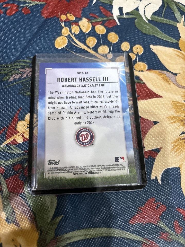 2023 Bowman #SOS-13 Robert Hassell III Sights on September | eBay