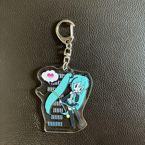 Hatsune Miku Keychain Anime Character Figure Charm Accessory ...