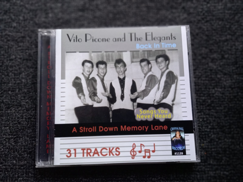 VITO PICONE & THE ELEGANTS BACK IN TIME RARE COMPILATION ON CRYSTAL ...