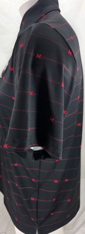 NEW Maryland Terrapins Terps Under Armour SS Black Golf Polo Shirt Men ...