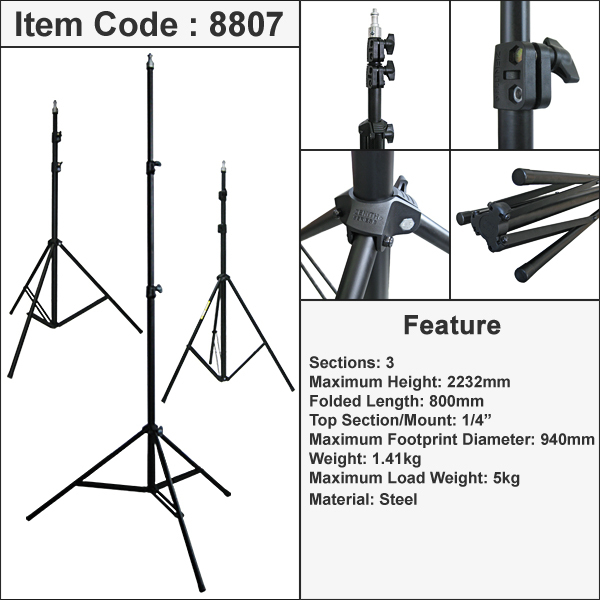 Studio lighting Photo Equipment Video Light Stand Kit | eBay