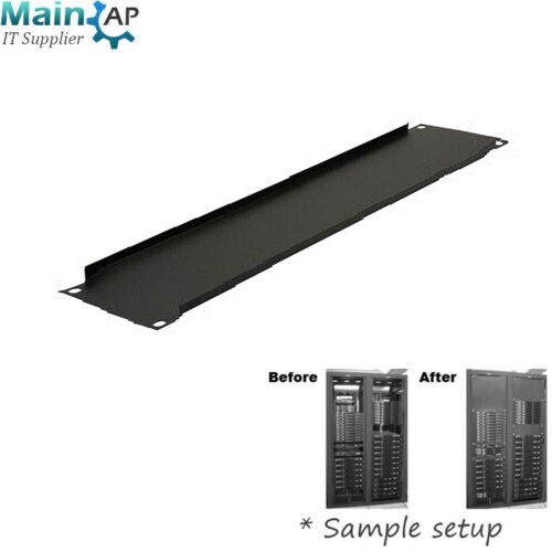 2U 2RU Blank Blanking Panel for 19" 19 inch Rack System Server Cabinet ...