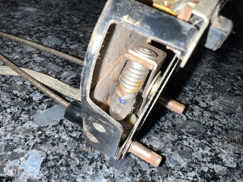 ⭐ 1933 Stewart Warner R-1121 AM 6 Volt Radio w/ Control Head Untested ...