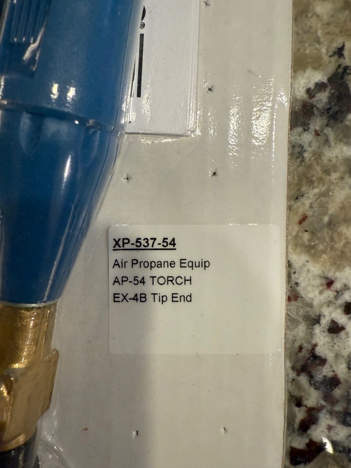 Goss XP-537 Air Propane Torch Handle NEW | eBay