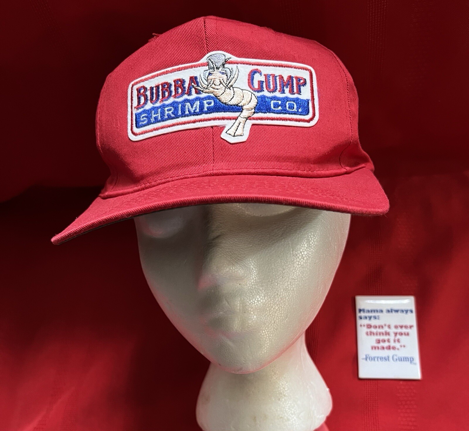 1994 Bubba Gump Shrimp CO. Baseball Cap Forrest Gump … - Gem
