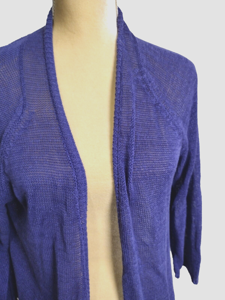 Chicos Sweater Womens 2 Cardigan Slinky Knit Stretch Casual 3/4 Sleeve ...