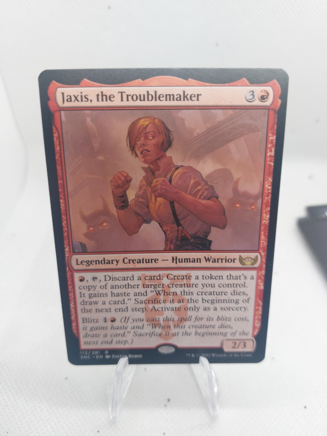 MTG Jaxis, the Troublemaker Streets of New Capenna 112/281 Regular Rare ...