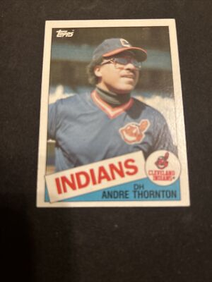 1985 Topps Baseball Card #475 Andre Thornton Cleveland Indians NmMt ...