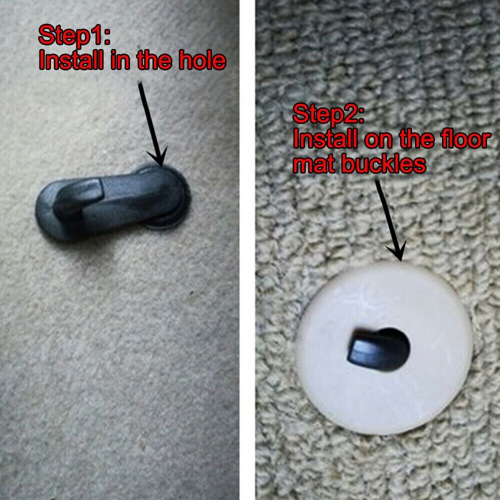 Adjustable Car Mat Clips Floor Carpet Hooks for TOYOTA For LEXUS ...