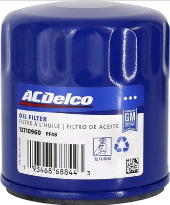ACDelco GM Original Equipment PF48 Oil Filter 12710960 - 1 Pack NEW IN ...