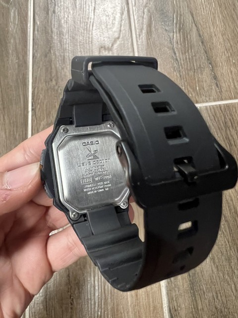 Vintage Casio 3140 Wv-200a Mens 200m Wave Ceptor Digital Watch Hours ...