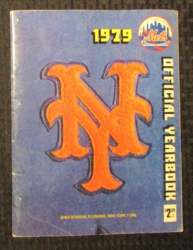 1979 NEW YORK METS Official Yearbook VG- 3.5 w/ Fold-Out Team Photo | eBay