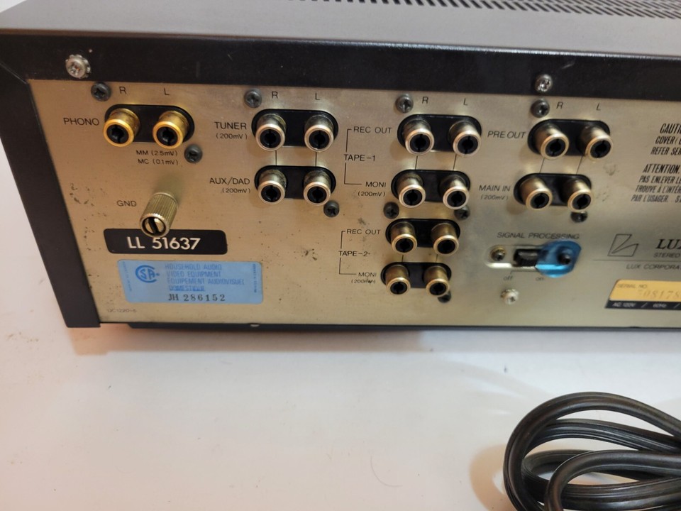 Luxman L-410 Stereo Integrated Amplifier 75Wpc Audiophile Hifi Amp | eBay