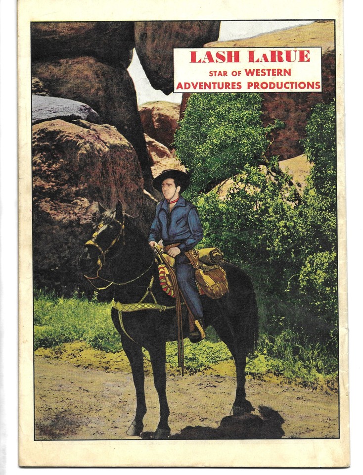 Lash Larue Western #1 (Fawcett Comics Summer 1949) 1st print | eBay