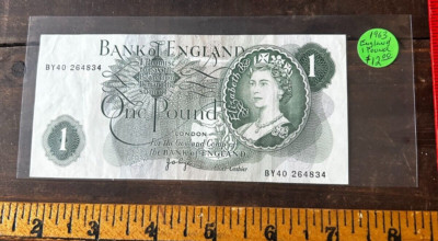 Vintage 1963 England 1 Pound Note | eBay