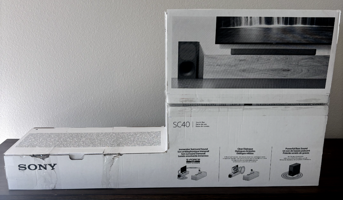 Sony HT-SC40 2.1ch Soundbar with Wireless Subwoofer - Black for sale ...