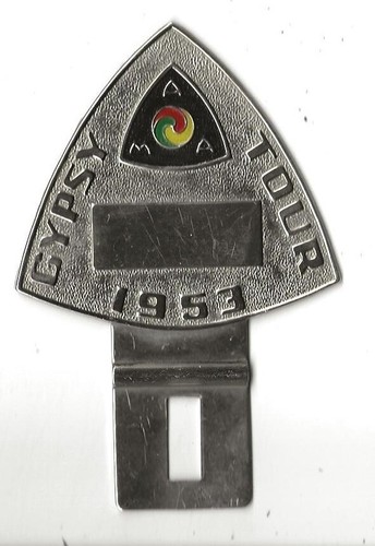 Gypsy Tour 1953 AMA American Motorcycle Association License Plate ...