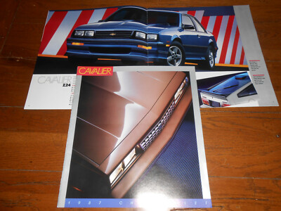 1987 CHEVROLET CAVALIER BROCHURE / BIG 24 Page '87 CHEVY RS Z24 CATALOG ...