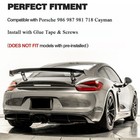 For Porsche Cayman Boxster 981 718 987 998 911 GT4 Rear Trunk Spoiler ...
