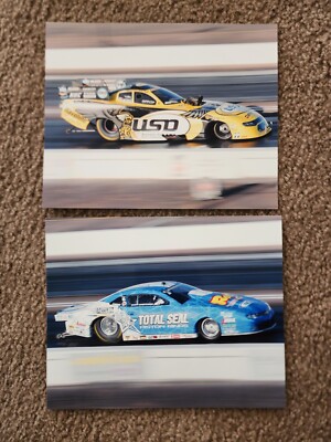 MATT HARTFORD & ALEX LAUGHLIN FUNNY CAR & PRO STOCK CAR 8X10 GLOSSY ...