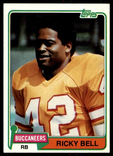 1981 Topps #456 Ricky Bell Tampa Bay Buccaneers Card | eBay