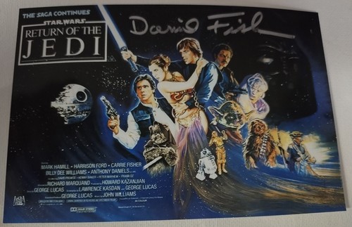 STAR WARS RETURN OF THE JEDI DANIEL FRISHMAN EWOK SIGNED AUTOGRAPHED ...