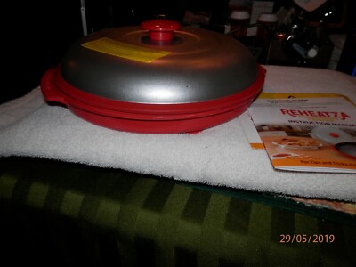 REHEATZA MICROWAVE CRISPER ...BRAND NEW...NEVER USED....... | eBay