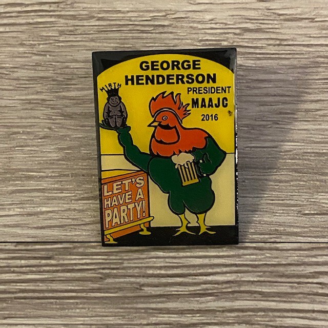 Royal Order of Jesters ROJ 2016 Rooster Beer Billiken Party Enamel Pin ...