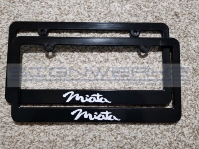 Mazda Miata License Plate Frames - Pair | eBay