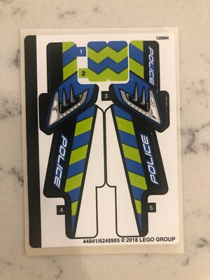 LEGO STICKER SHEET for 42091 Police Pursuit, New & Genuine! | eBay
