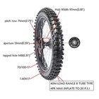 17''+14'' Wheel Tire Swing Arm Triple Tree Front Fork Apollo Coolster ...