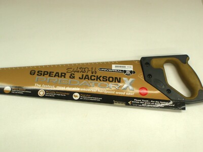 WOOD SAW SPEAR JACKSON PREDATOR X CUT UNIVERSAL HARDPOINT FLEAM TOOTH 8 ...
