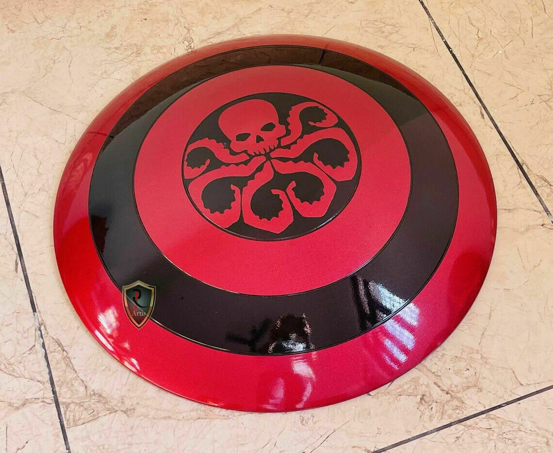 Rotes Totenkopf Hydra Logo LEGO Marvel Super Heroes 76048 U Boot