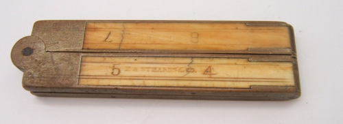 ANTIQUE 1800’S E.A. STEARNS & CO FOLDING RULER 12” | eBay