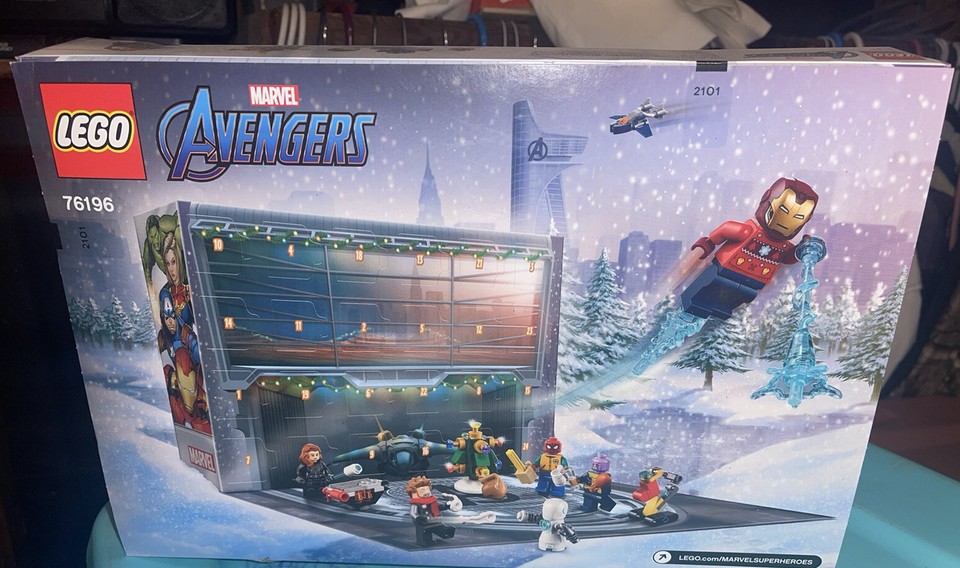 LEGO Marvel 76196 The Avengers Christmas Advent Calendar 2021 Building ...