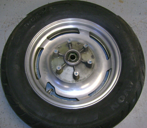 1998 Yamaha Vmax V Max VMX12 VMX 1200 VMX1200 Rear Wheel Tire Rim 98 ...