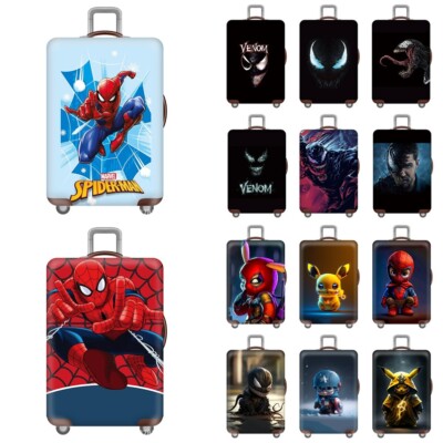 Spiderman Venom Pikachu Luggage Cover for Travel Suitcase Protector ...