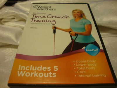 Weight Watchers 10-Minute Time Crunch Training DVD~Includes 5 Workouts ...