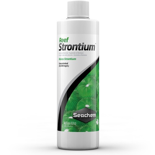 Seachem Reef Strontium 250mL Liquid Strontium Supplement for Live ...
