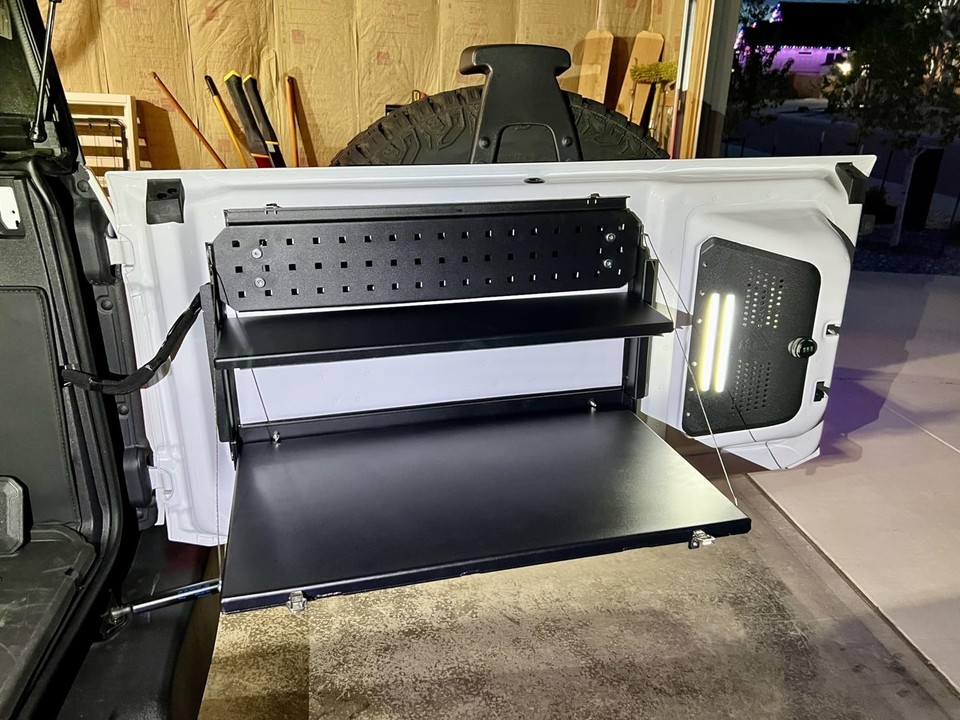 Us Tailgate Table Metal & Molle Panel For 2021-2025 Ford Bronco 2/4 ...